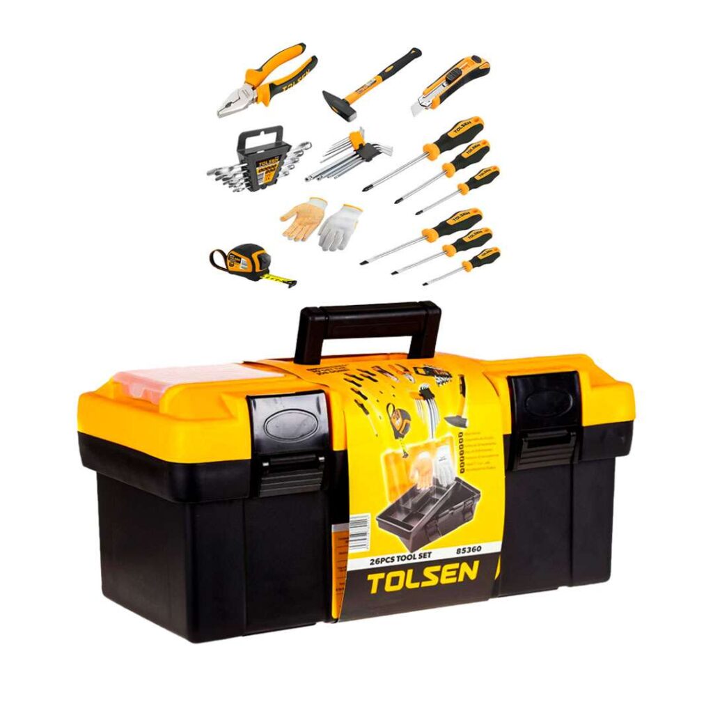 Caja con Herramientas 26 Pcs – Todo En Herramientas de Torque